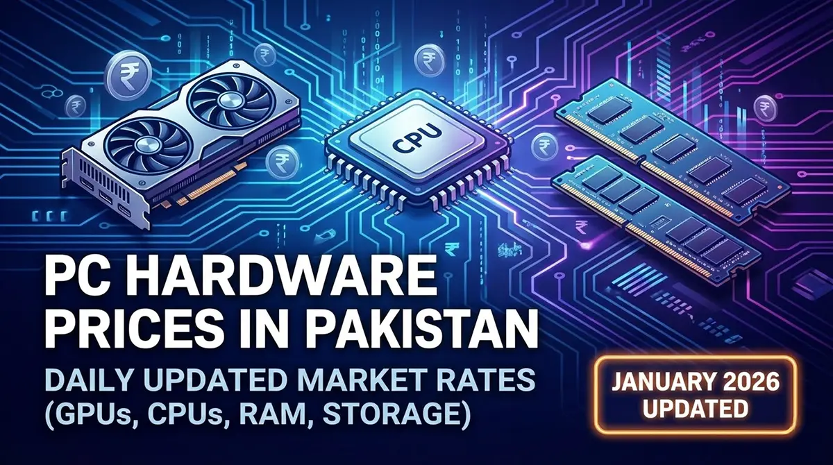 PC Hardware Prices in Pakistan (Updated January 2026) - Computers Craft